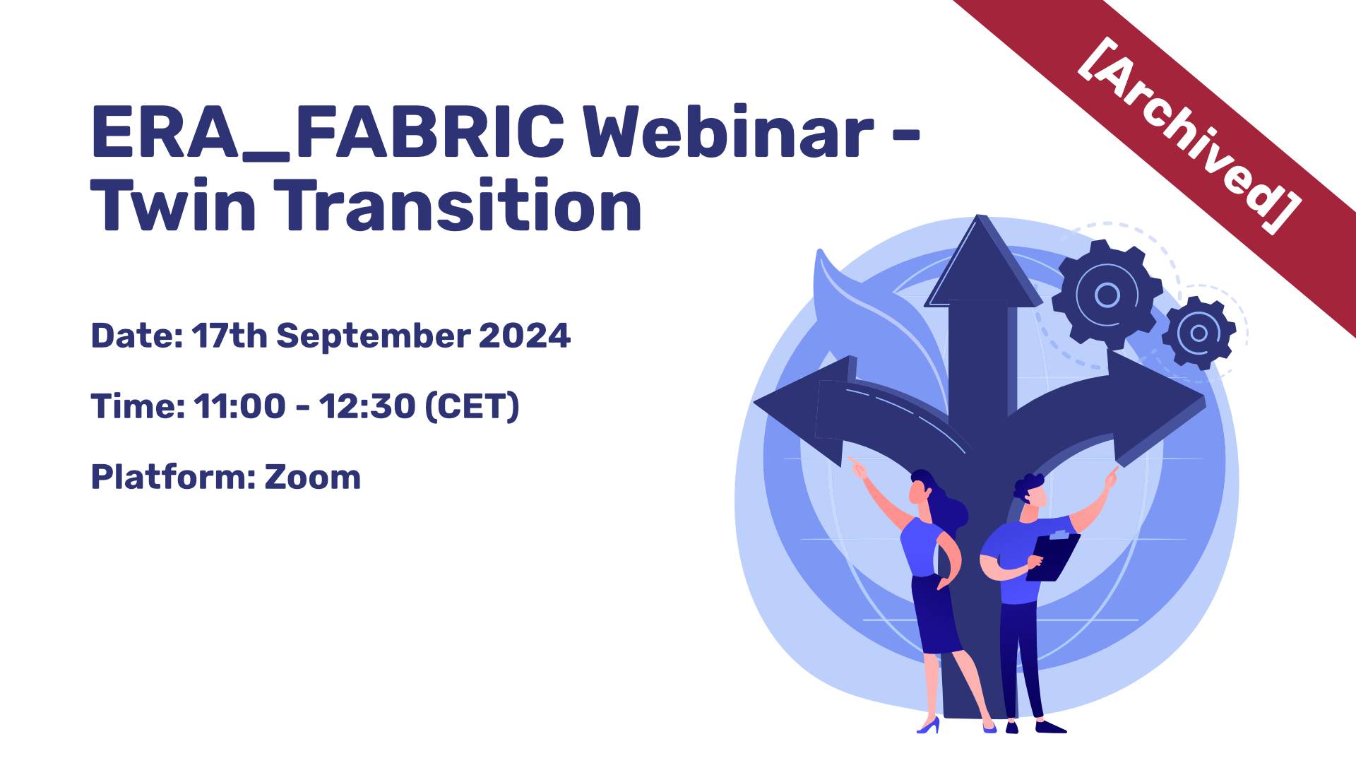 Exclusive online webinar on the Twin Transition - ERA FABRIC